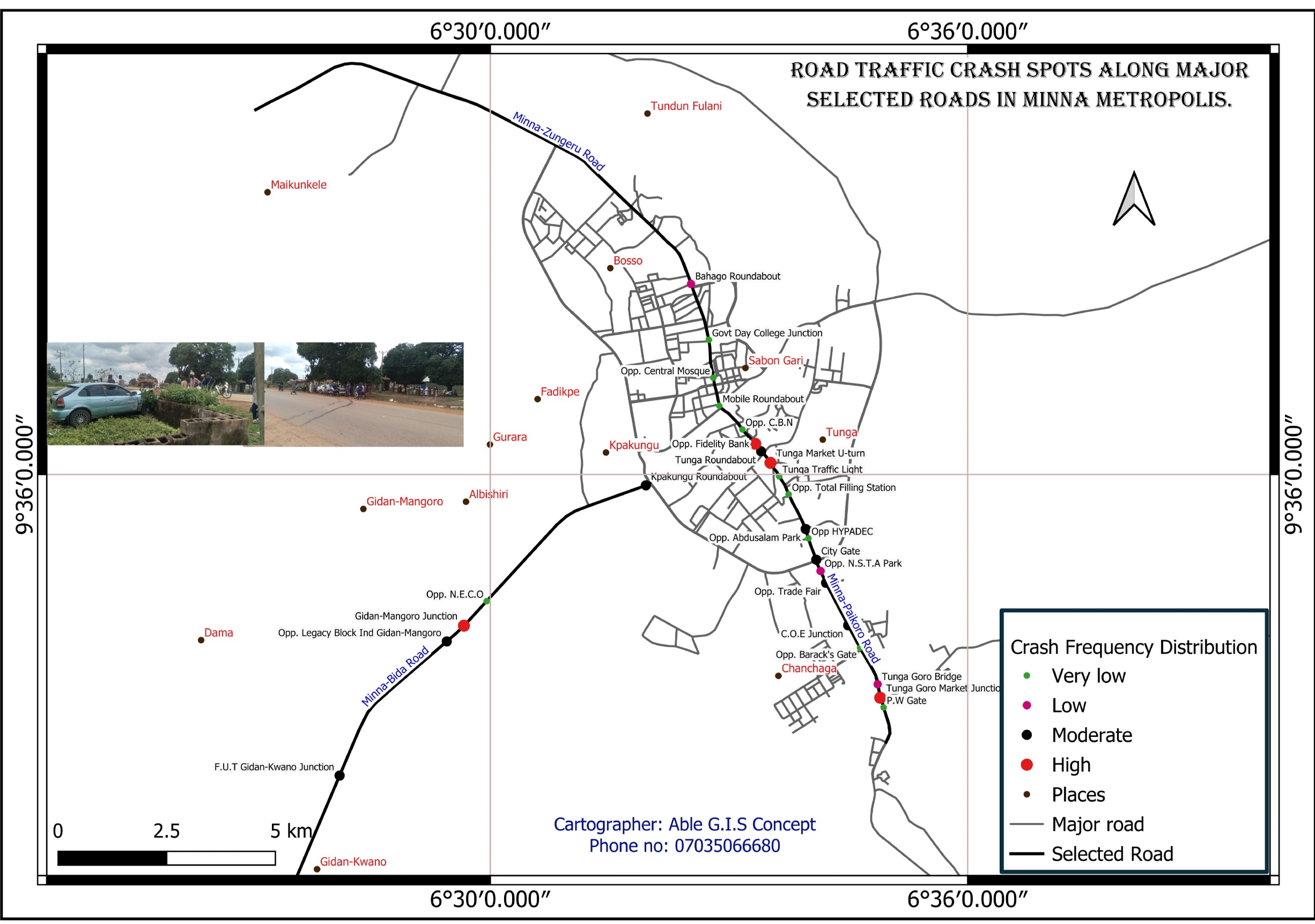 Road Traffic Crash Spot Mapping | Spatialnode